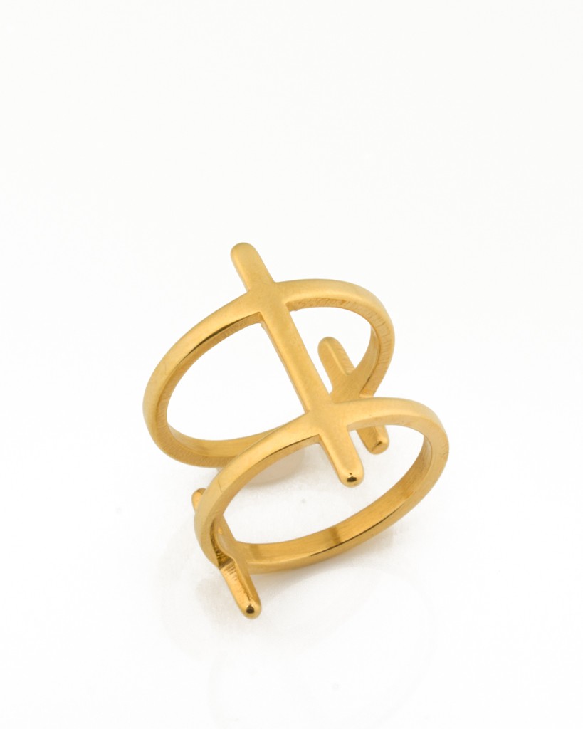 Stainless Steel Ring - Cross Ring