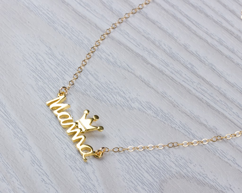 Mother Necklace - Mothers day gift - Mom Necklace - Crown Necklace