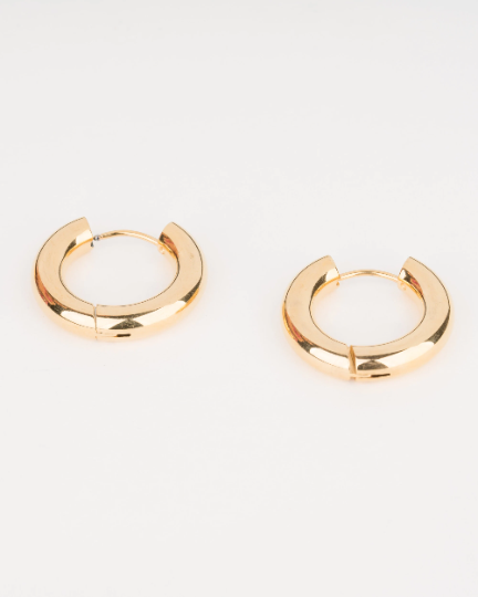 Thick Gold Hoops