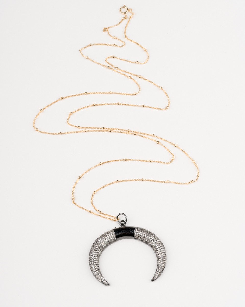 Long Moon Necklace