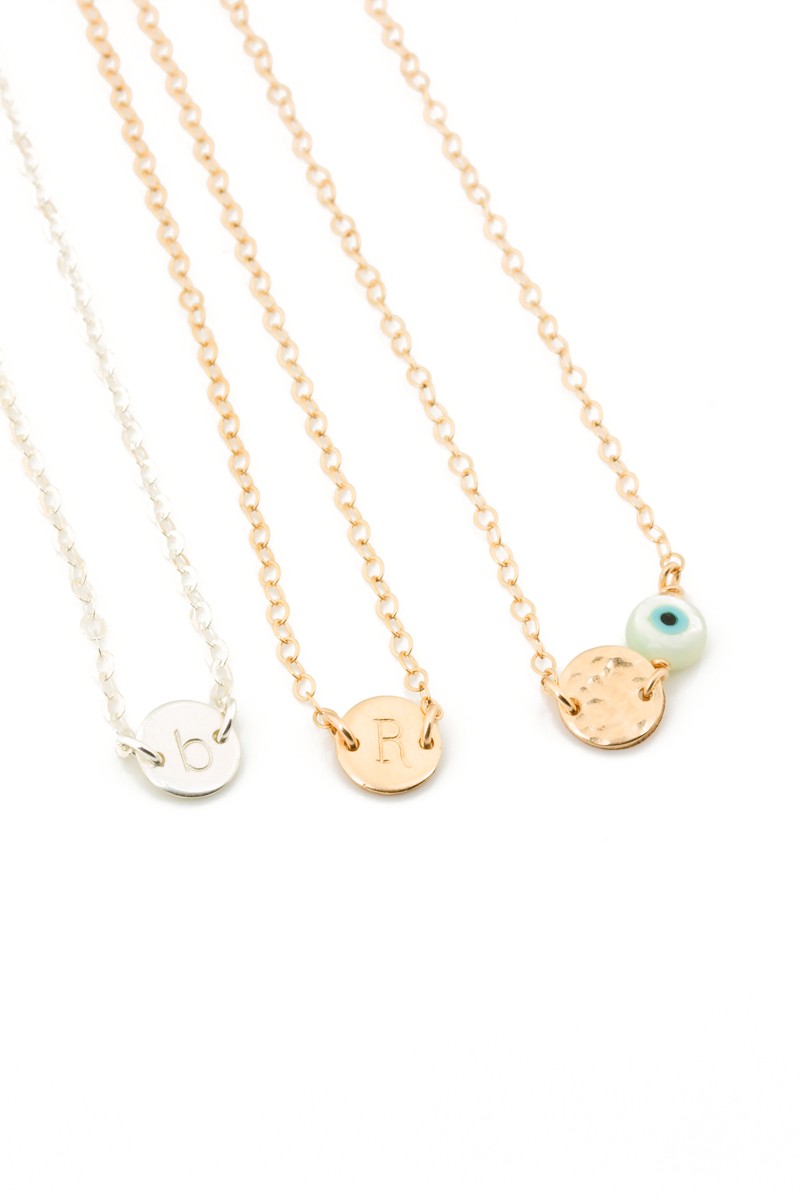 Personalized Choker Necklace • Initial Choker