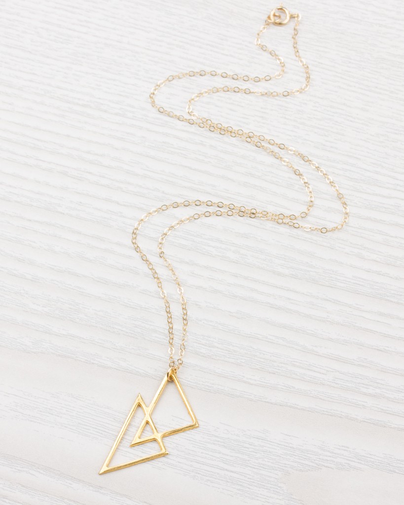 Gold Filled Bracelet • Triangle Bracelet