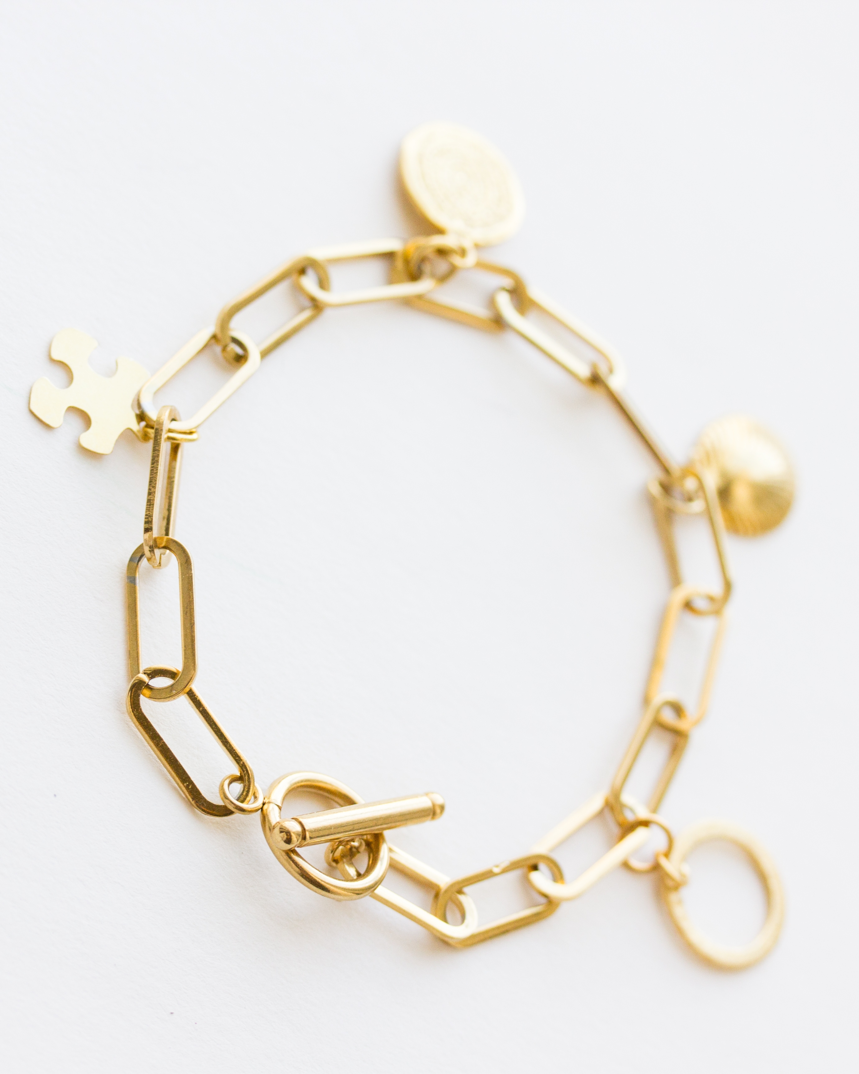Gold chunky anklet store